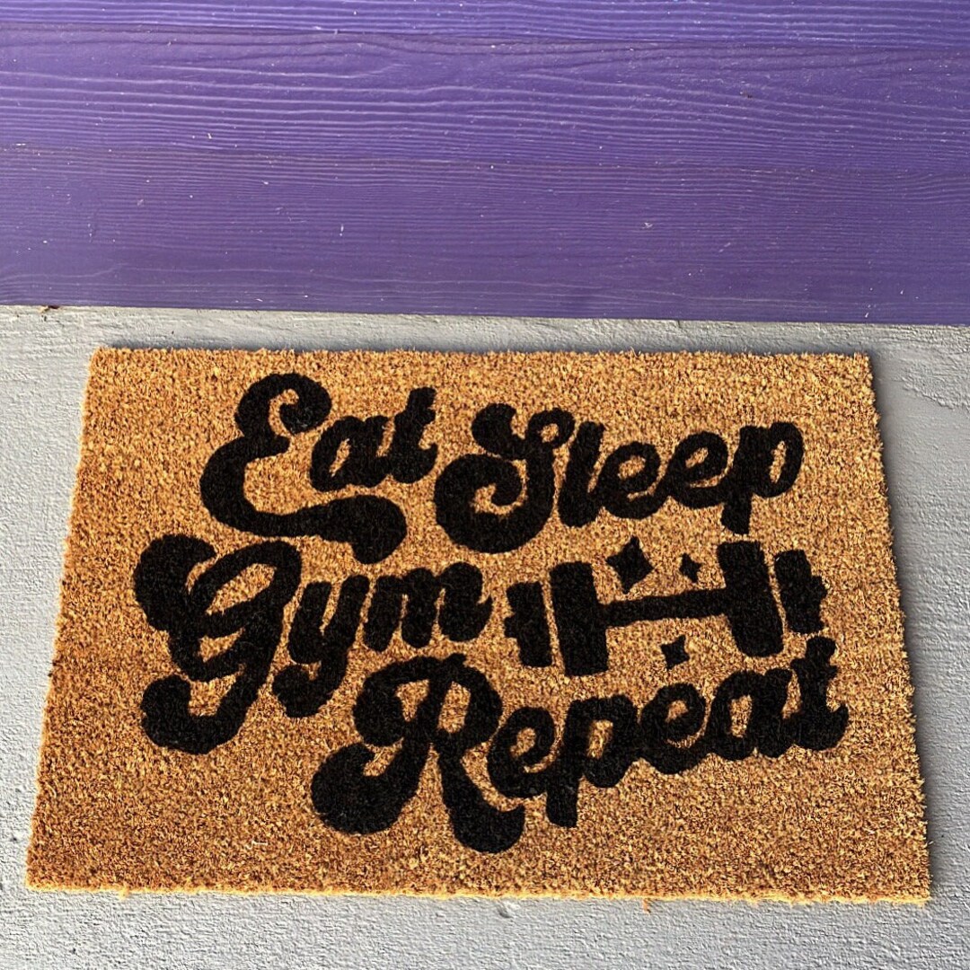 Gym Doormat | Probably at the Gym | Workout Doormat | Exercise Gift ...