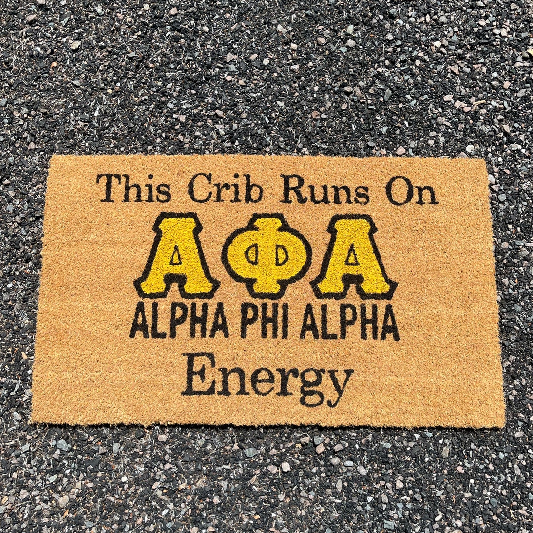Alpha Phi Alpha Doormat | Alpha Phi Alpha 1906 | Fraternity Mats ...