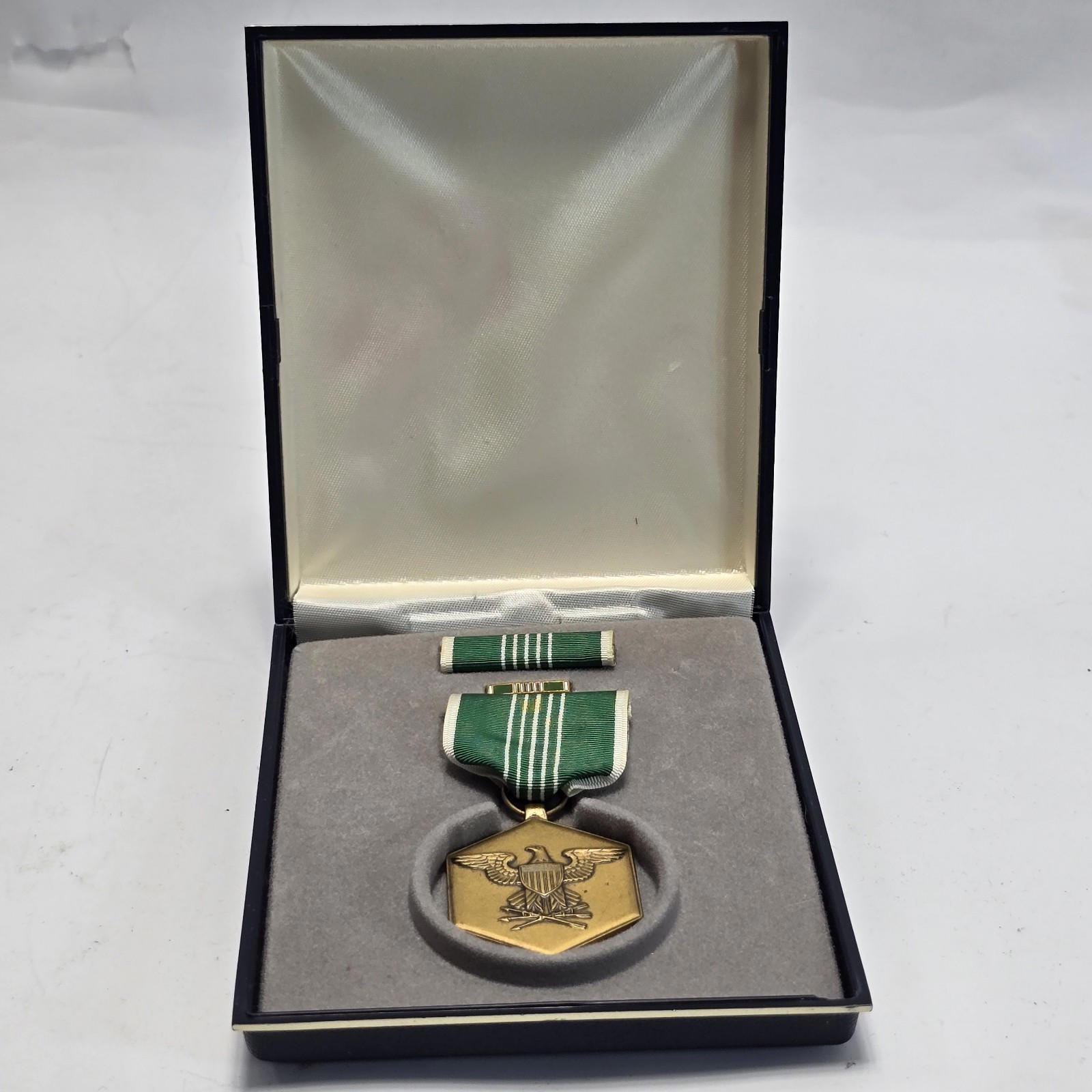 Original US Army Commendation Medal ARCOM 3 Pc Cased Set (lapel, Ribbon ...