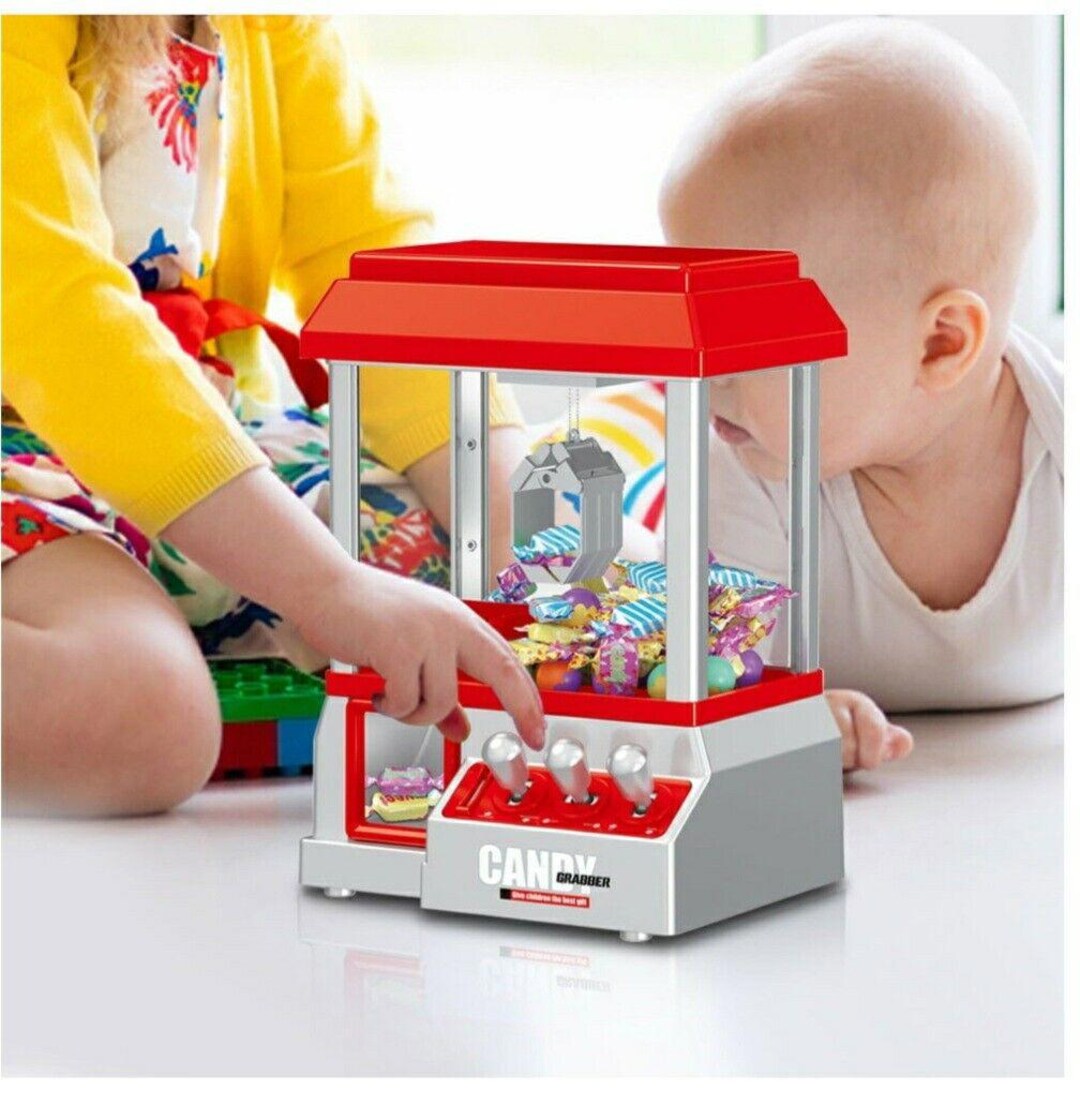 Classic Arcade Candy Grabber Mini Claw Machine Plays Music While You ...