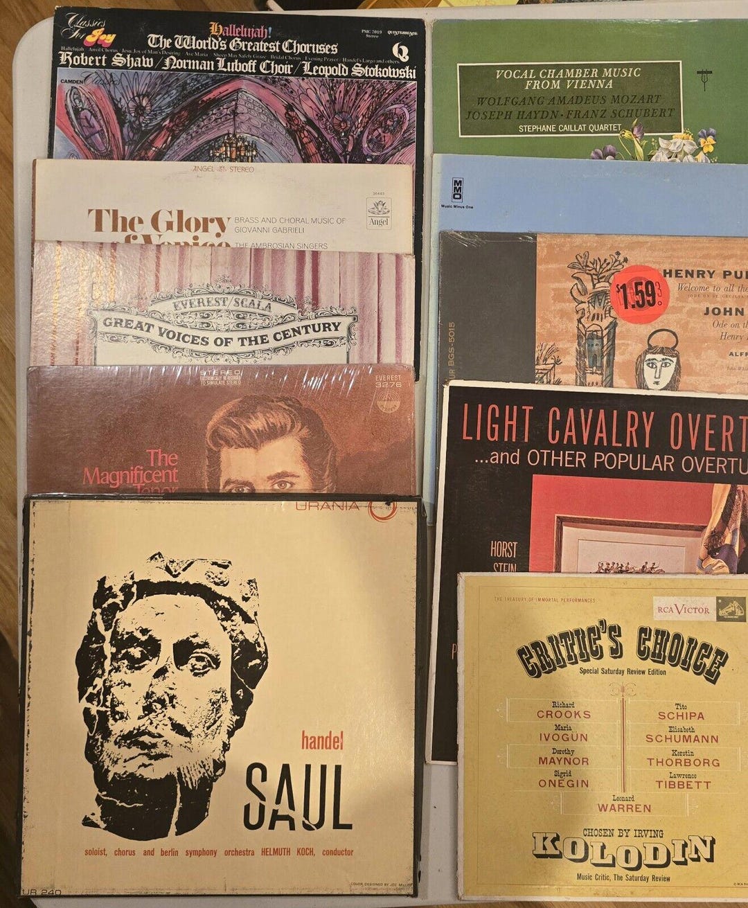 Rare Set of 10 Classical and Choral Vinyl Collection: Masterpieces. - Etsy