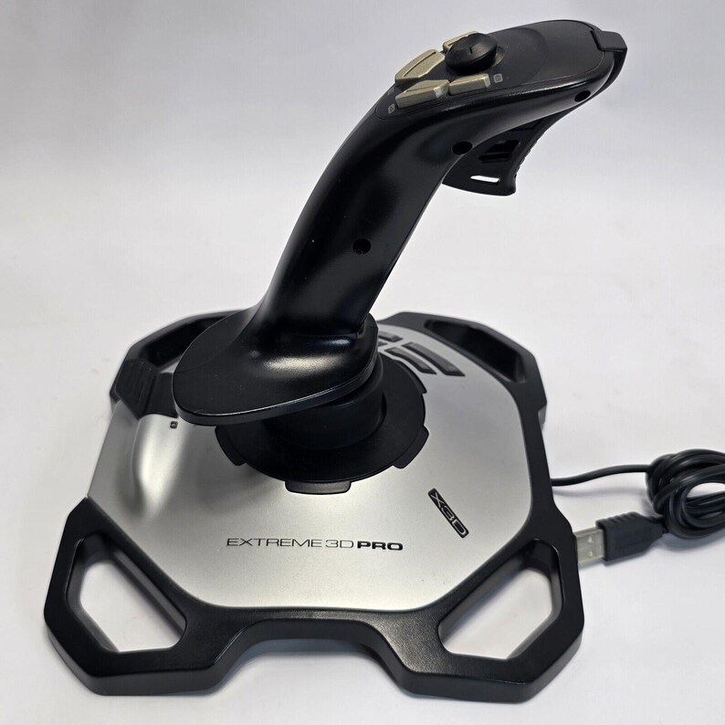 Logitech Extreme 3D Pro Joystick Flight Simulator Controller J-UK17 X3D ...