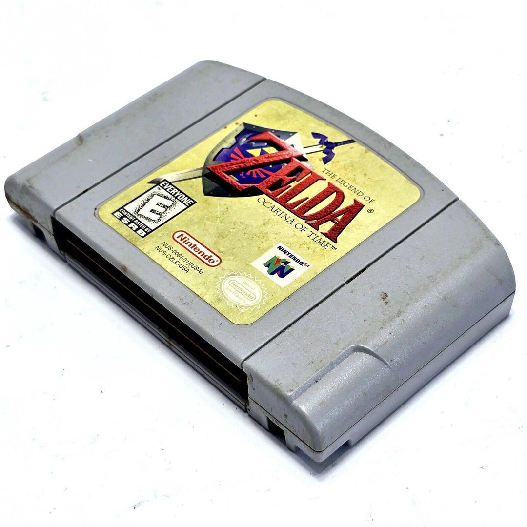 Authentic 1997 the Legend of Zelda Ocarina of Time Nintendo 64 N64 ...
