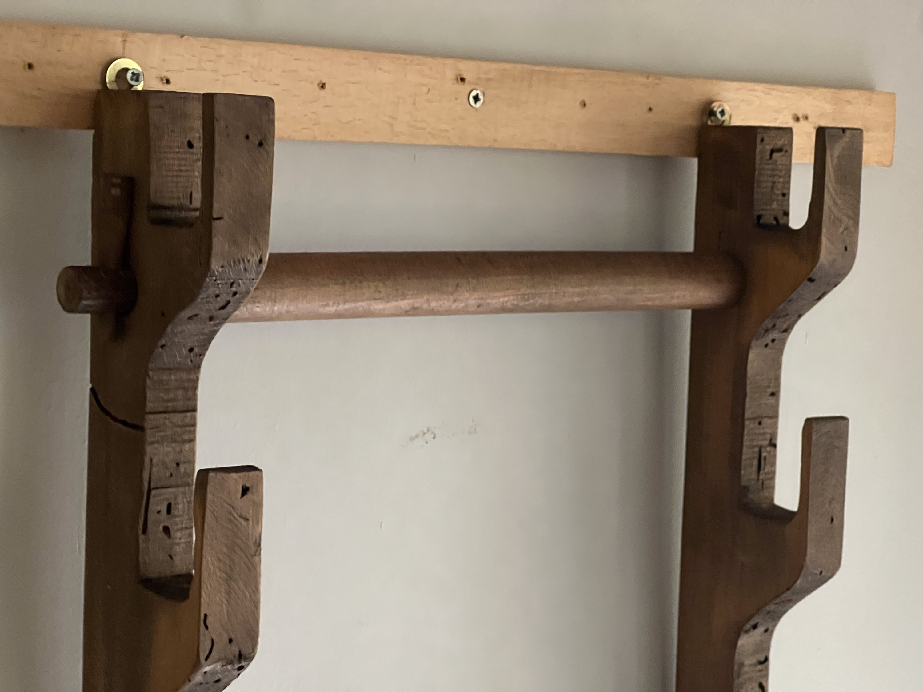 Sword Wall Stand, Wooden Shelf, Wall Stand, Sword Bearer, Bokken Rack ...