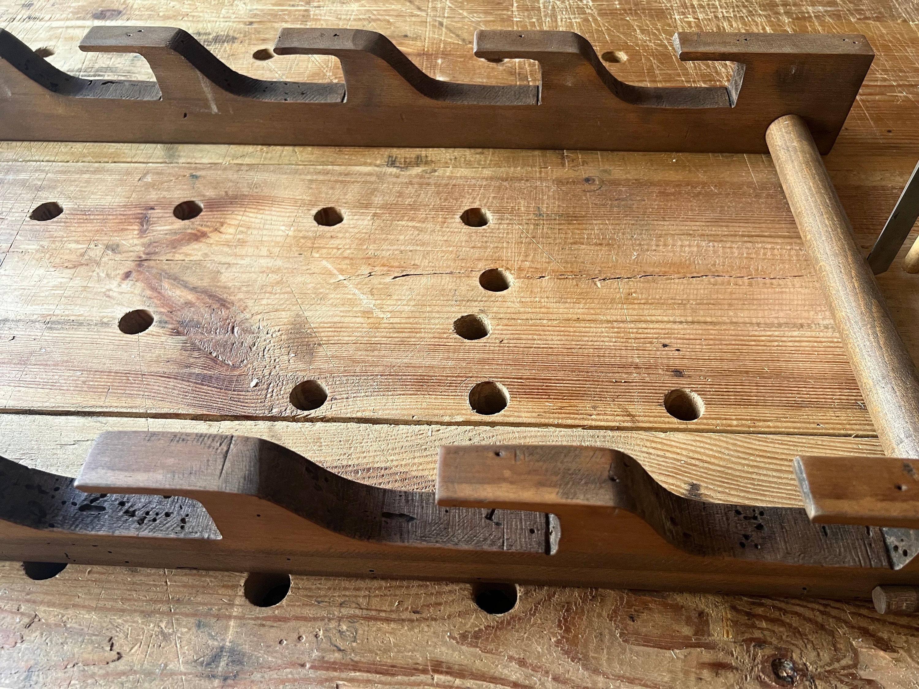 Sword Wall Stand, Wooden Shelf, Wall Stand, Sword Bearer, Bokken Rack ...