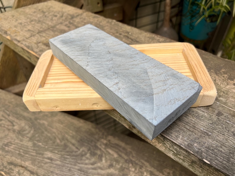 Turkish Oilstone Sharpening Stone: Handmade Wooden Box, 1010 Gr - Etsy