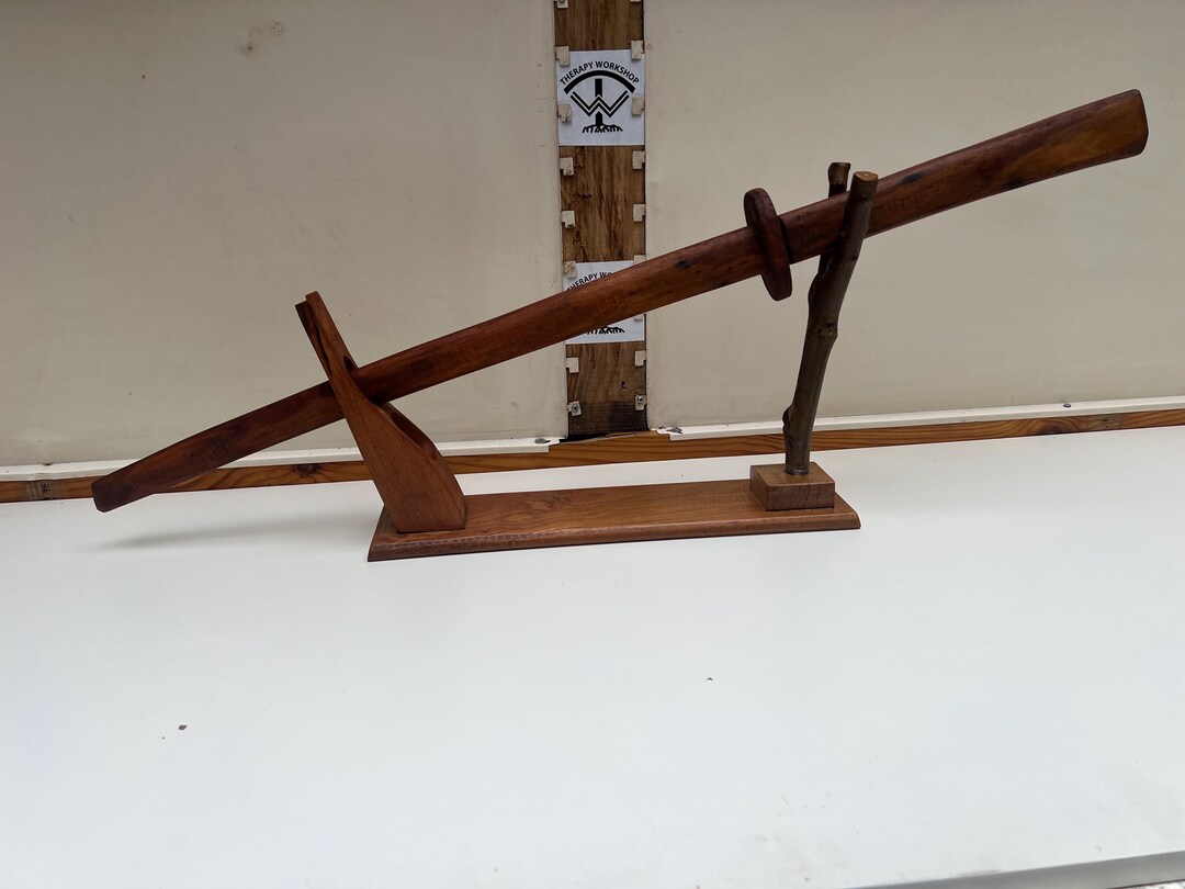 Wooden Sword Stand, Dojo Stand, Wakizashi Stand, Wooden Katana Rack ...
