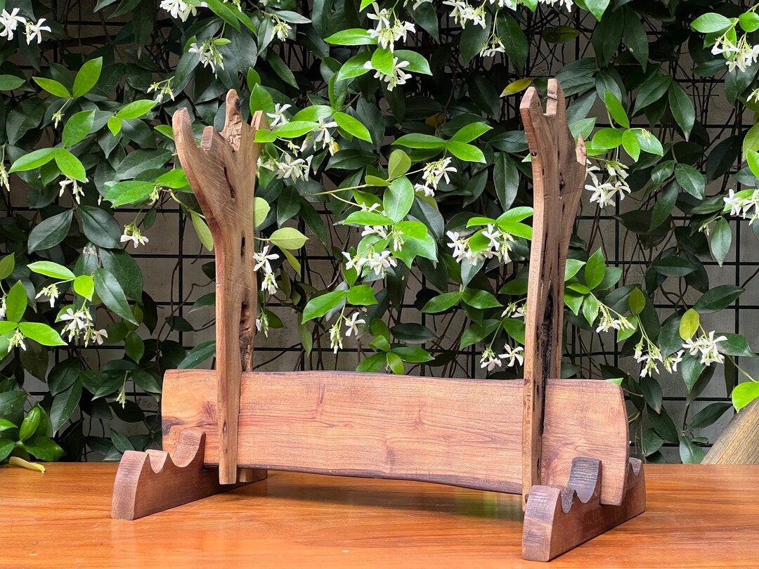 Sword Floor Stand, Shelf, Wooden Shelf, Katana Bokken Stand, Sword ...