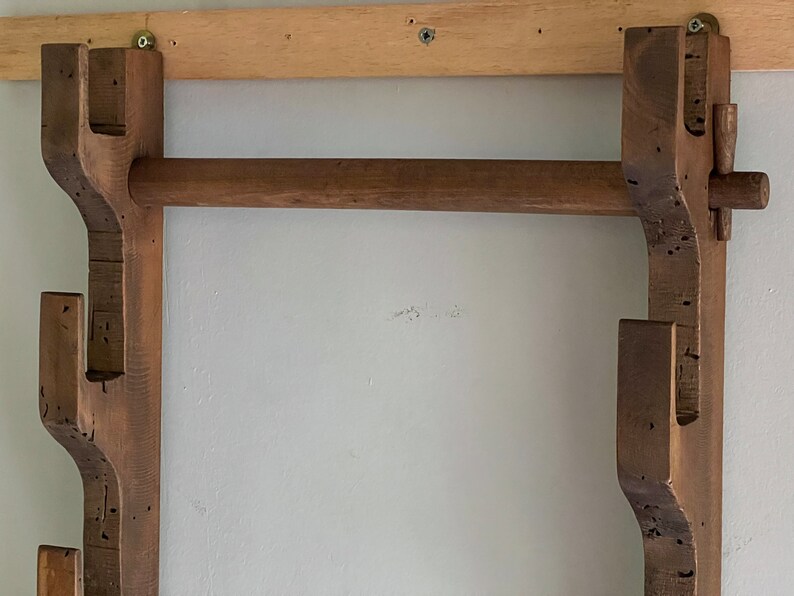 Sword Wall Stand, Wooden Shelf, Wall Stand, Sword Bearer, Bokken Rack ...