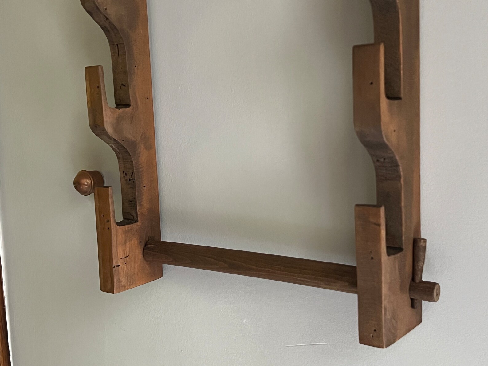 Sword Wall Stand, Wooden Shelf, Wall Stand, Sword Bearer, Bokken Rack ...