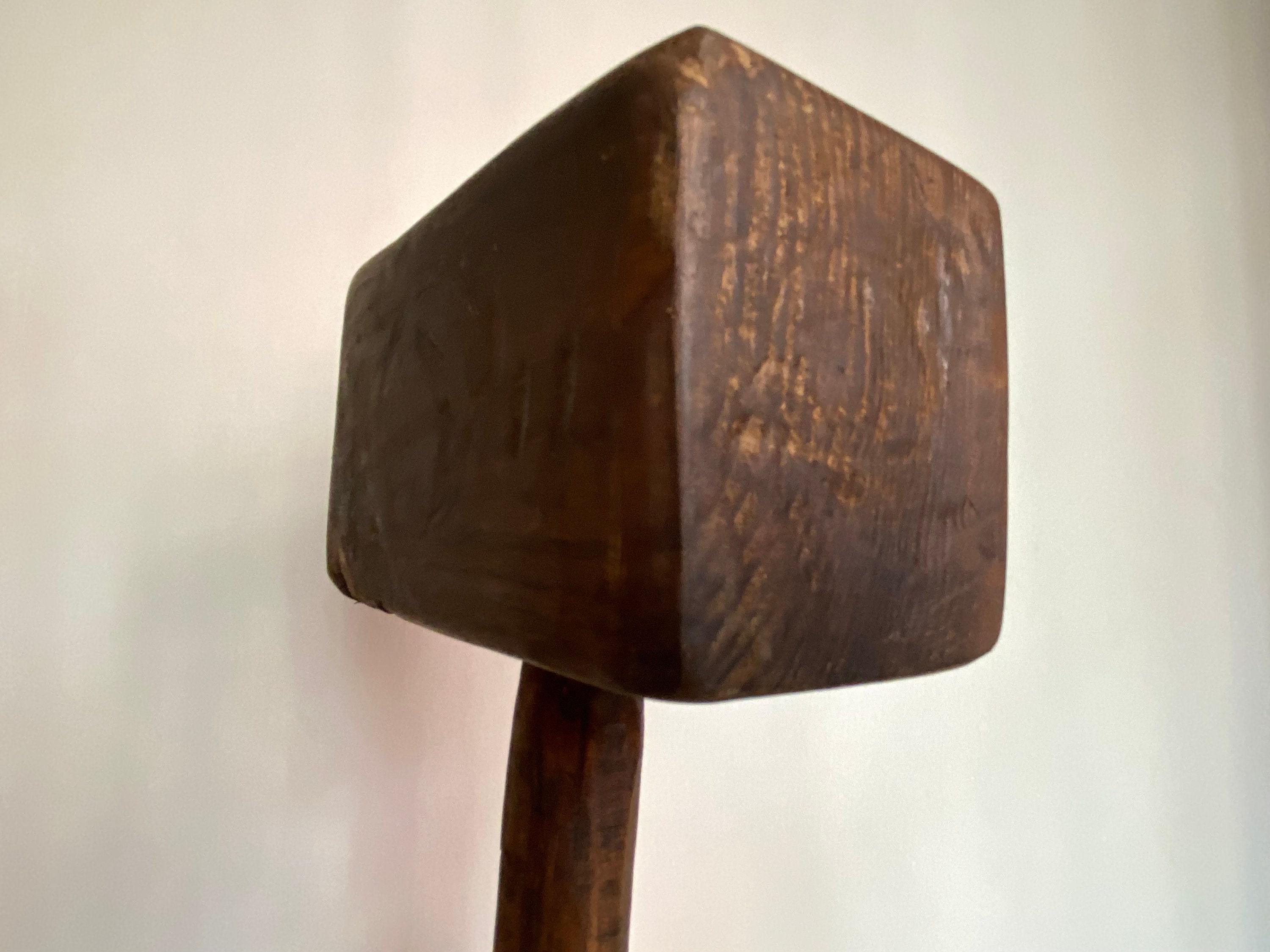 Mallet, Wooden Mallet, Wooden Hammer, Knob, Wooden Press, Vintage ...