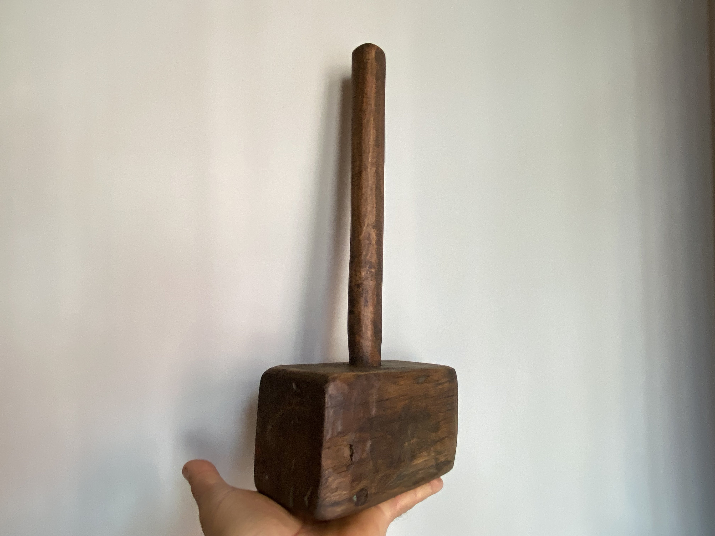Mallet, Wooden Mallet, Wooden Hammer, Knob, Wooden Press, Vintage ...