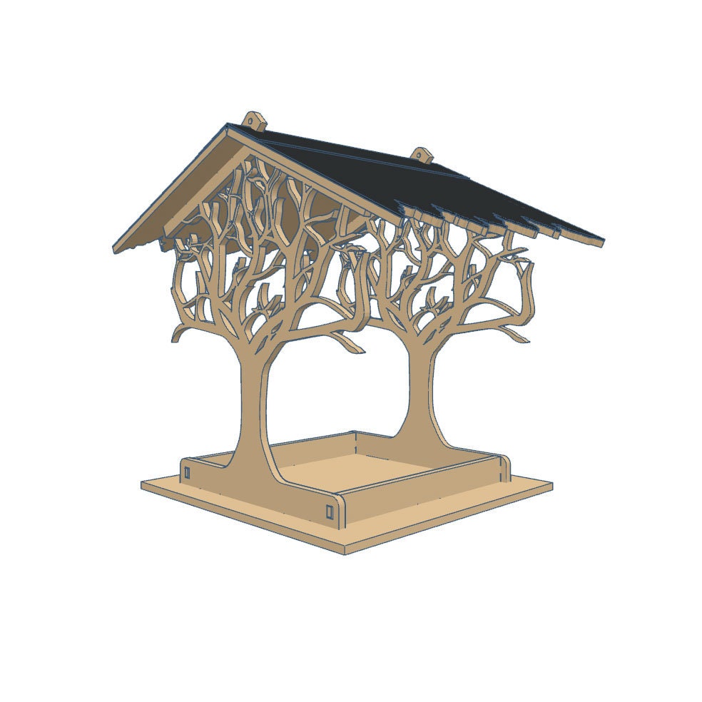Bird Feeder Model Tree SVG File Instant Download Digital - Etsy UK