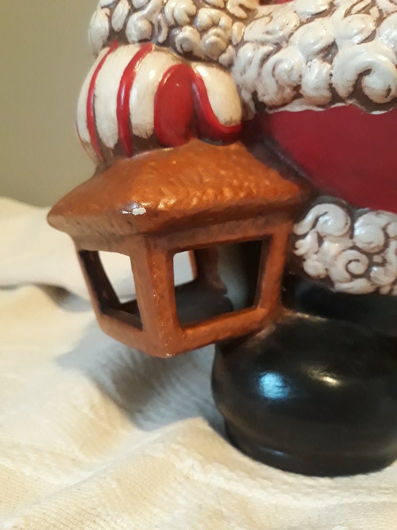 Vintage Ceramic Winking Santa Claus Statue - Etsy