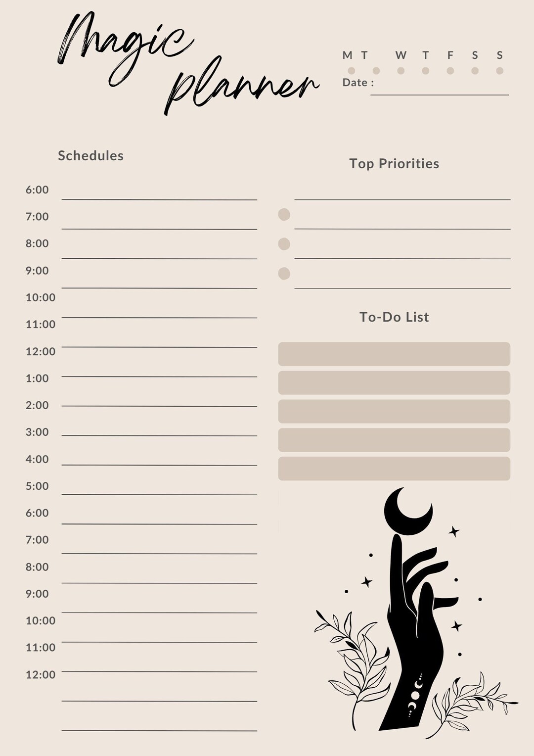 Magic Planner - Etsy