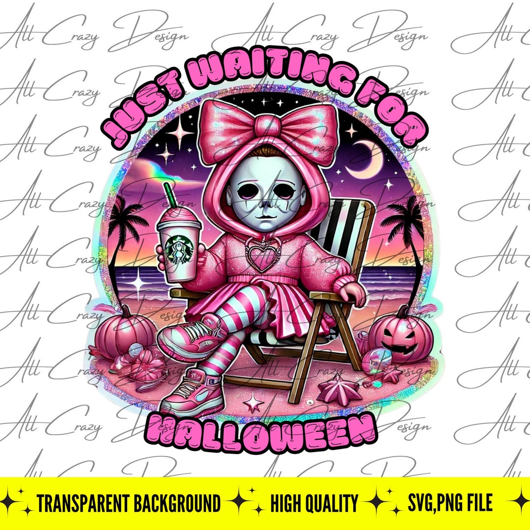 Killer Summer Horror PNG, Summerween PNG, Spooky Girl Summer Design ...