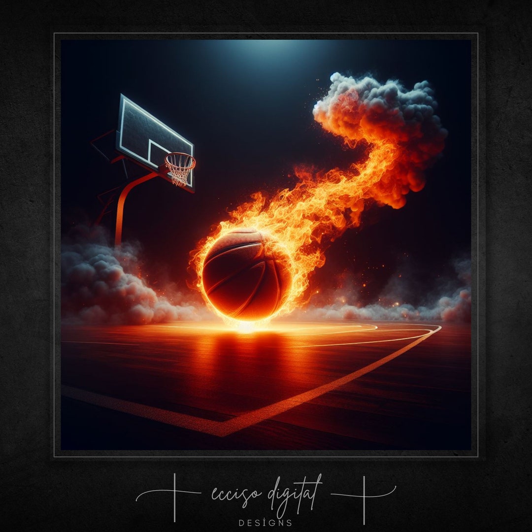 Basketball Background Sports Photo Background Digital Backdrop ...