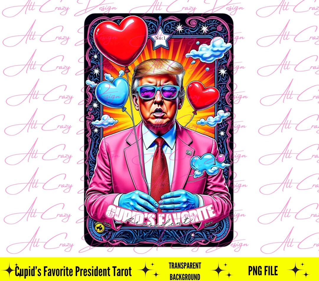 Trump is My Valentine PNG, Trump Valentine's Day Png, Cupid's Favorite ...