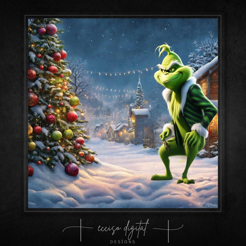 Cute Grinch-themed Photoshop Backgrounds and Effects Add a Magical ...