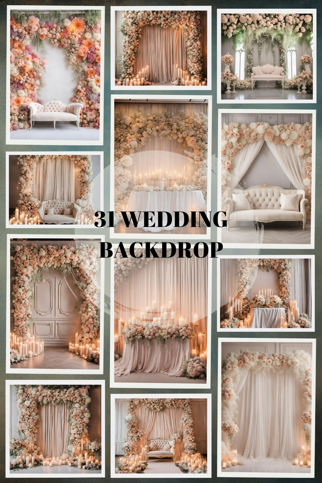 Wedding Backdrop Decorations Wedding Decor Backdrop Wall - Etsy