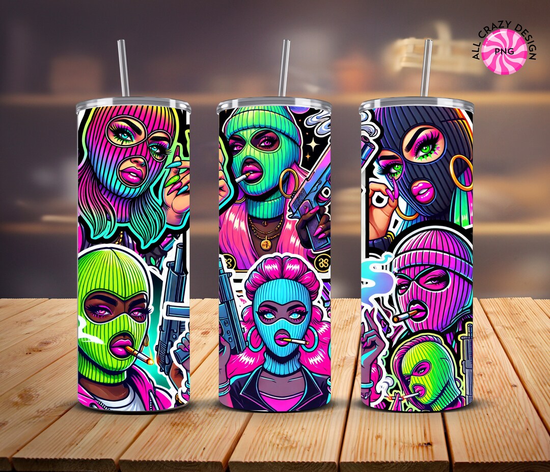Rap Hip-hop Gang Girly Tumbler Wrap Design Sublimation 20 Oz Tumbler ...