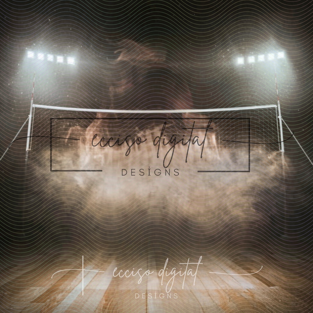 Volleyball Backdrop Custom Photoshop Digital Background - Etsy UK