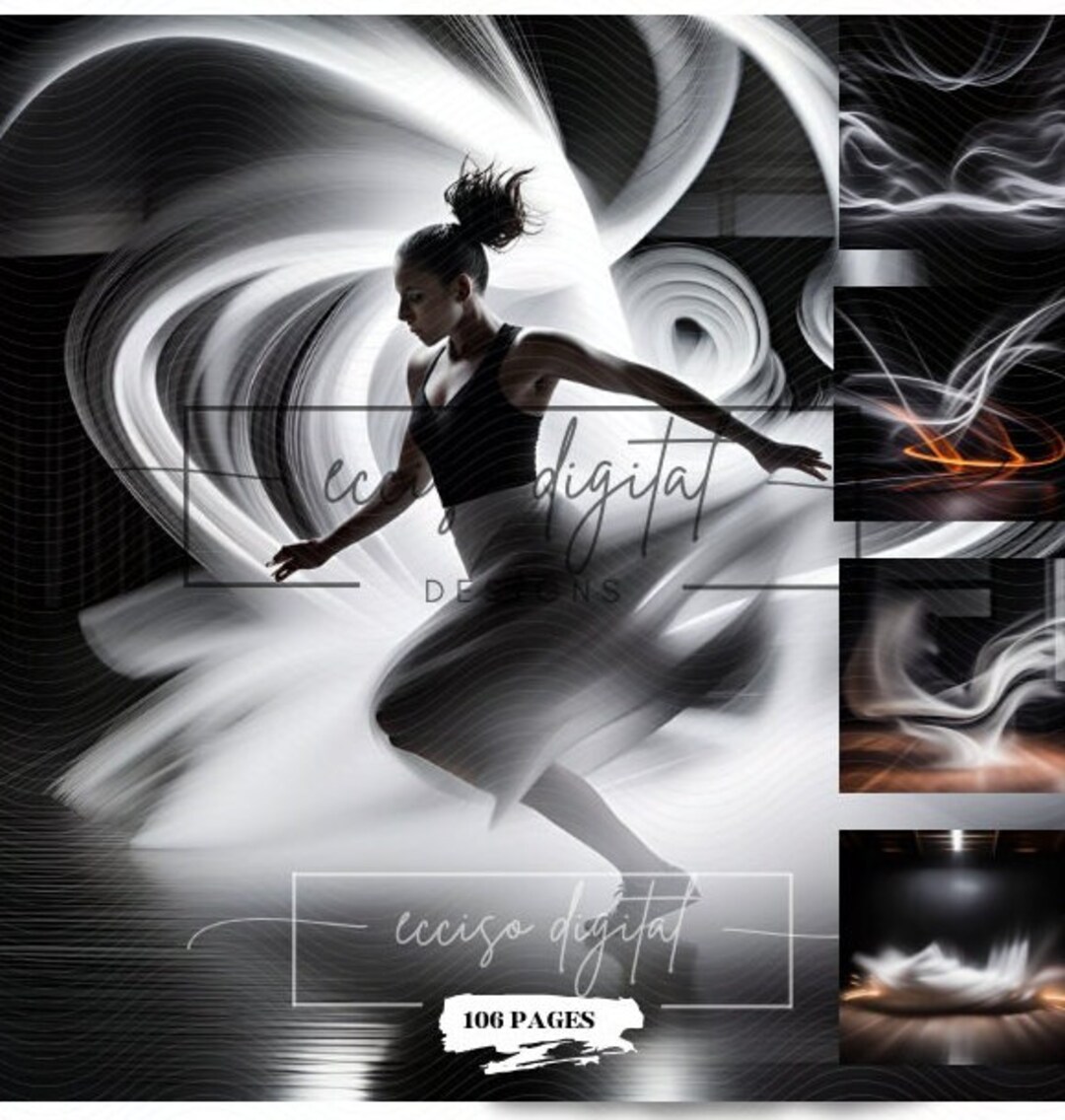 The Magic of Dance Visual Feast Blended With Black Digital - Etsy