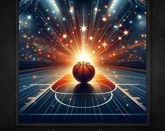 Sports Photo Background Digital Backdrop Basketball Background ...