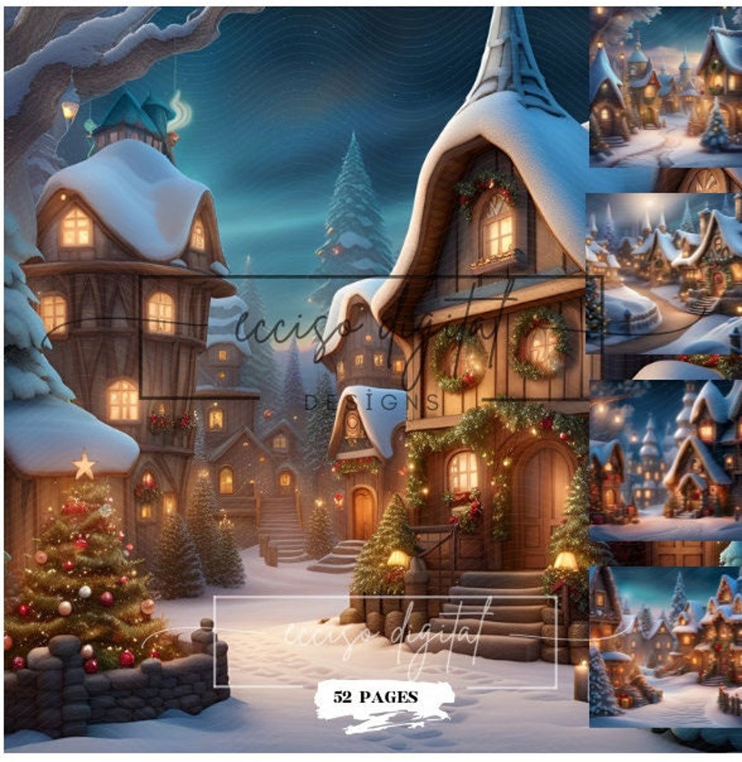 Digital Christmas Backdrops for a Festive Photoshoot Create - Etsy