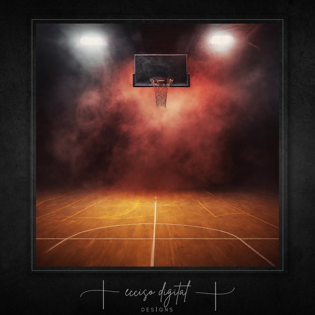 Sports Photo Background Digital Backdrop Basketball Background ...