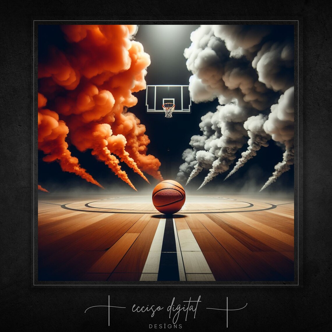 Sports Photo Background Digital Backdrop Basketball Background ...