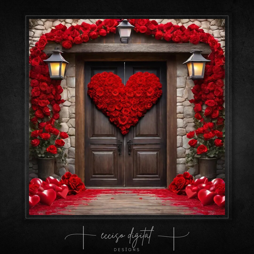 Valentines Day Backdrops, Romantic Background, Couple Backdrops, Red ...