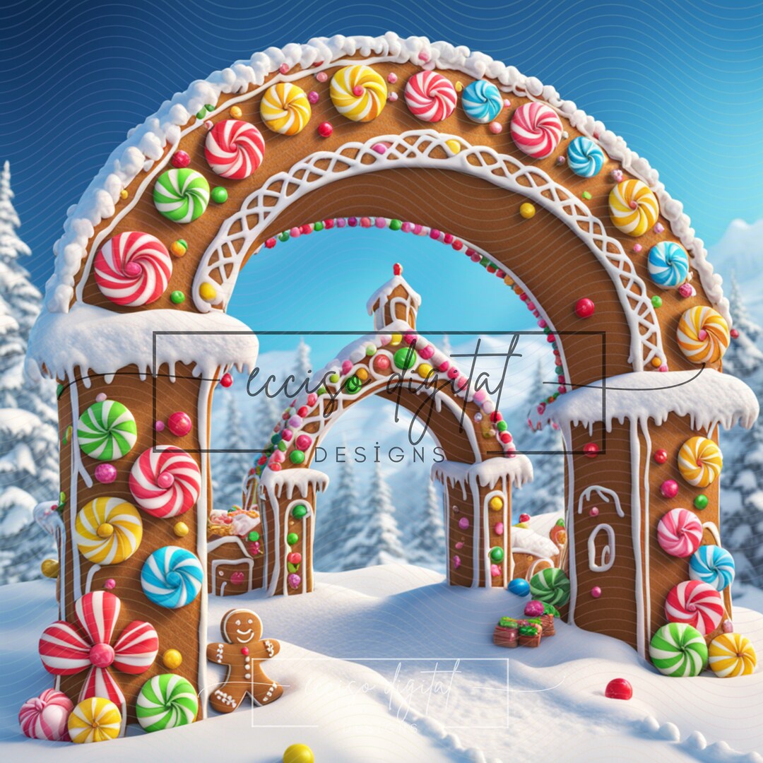 Christmas Backdrops, Gingerbread Delights, and Festive Composites for ...