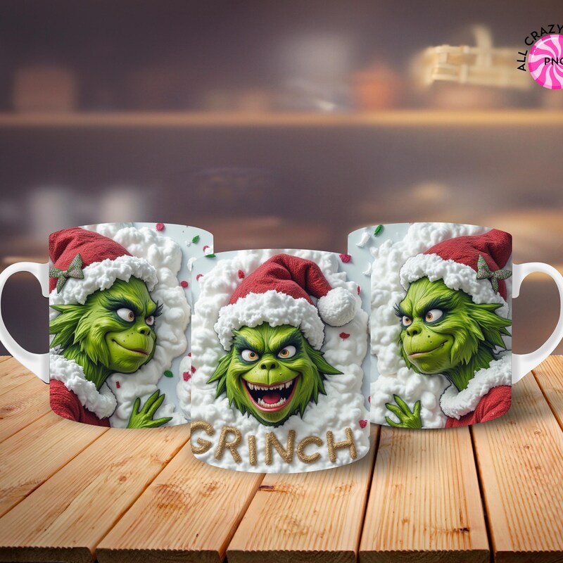 Grinch Mug - Etsy Canada