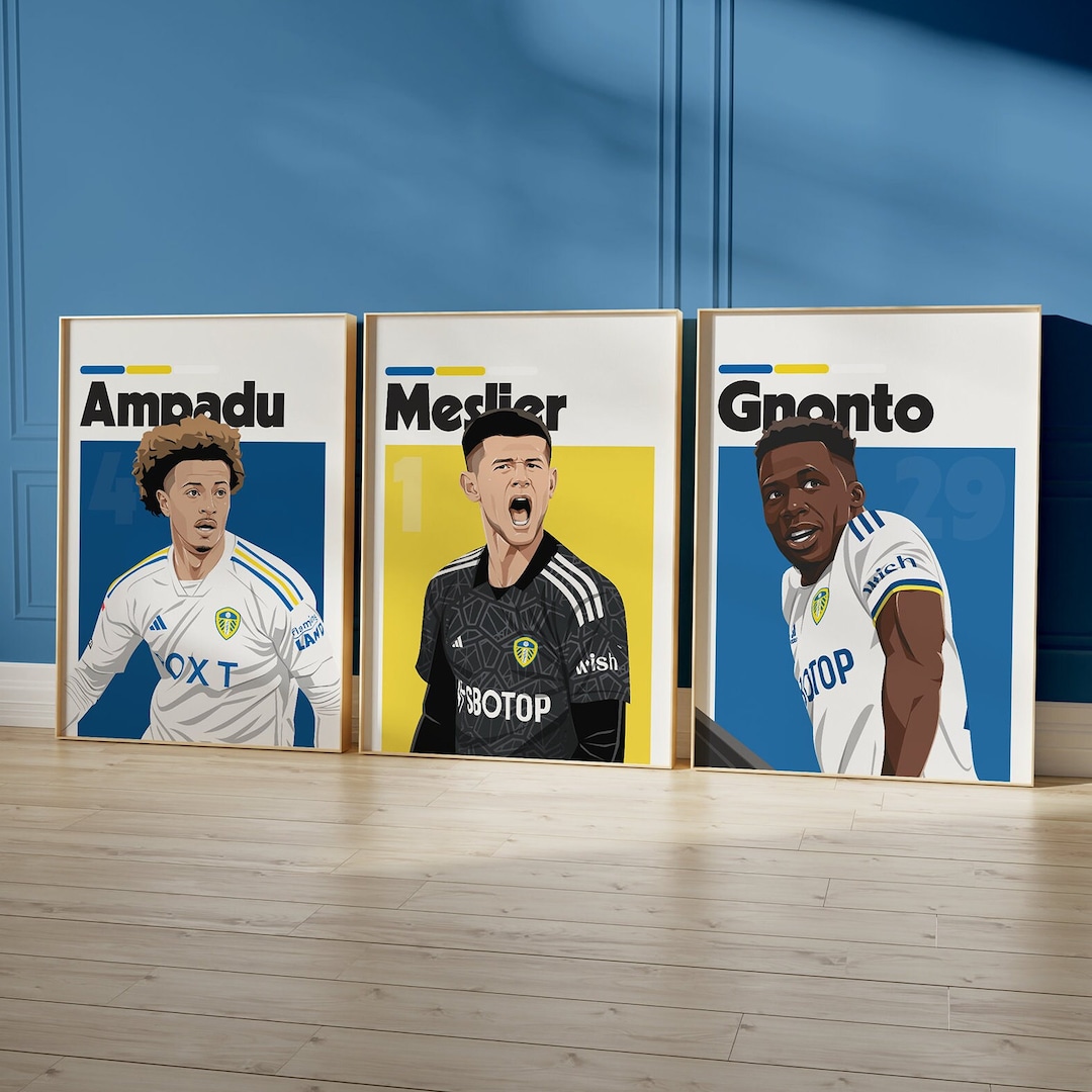 Marching on Together Leeds United Poster Prints Leeds - Etsy