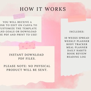 Editable Digital 75 Soft Challenge Template | 75 Soft Tracker | Canva ...