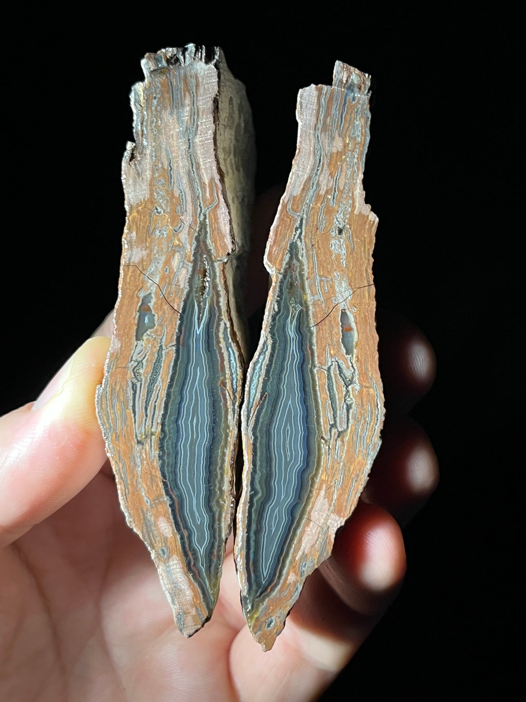 Rhyolite Banded Agate From Cubuk Town, Ankara City, Turkey, Achat ...