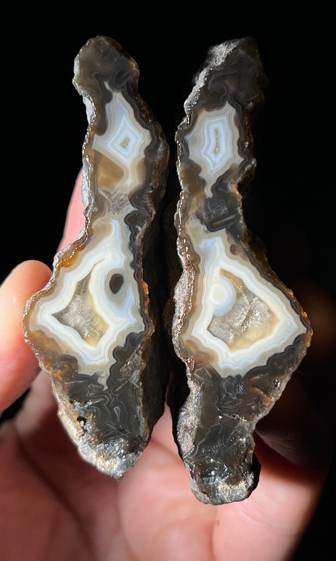 Banded Agate From Cubuk Town, Ankara City, Turkey, Achat, Agata ...