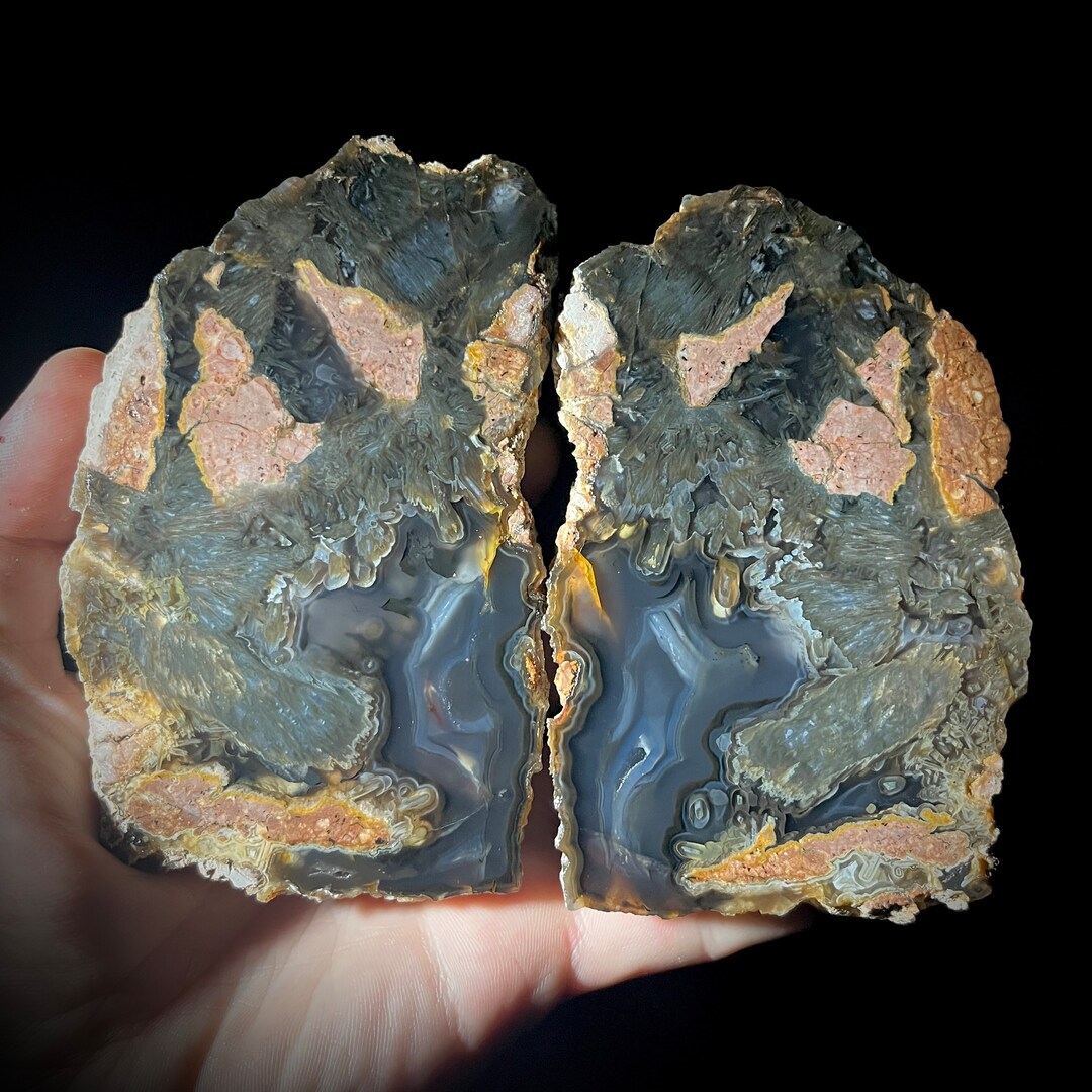 Thunderegg Needle Stick Agate From Kuyumcu Village, Ankara City, Turkey ...