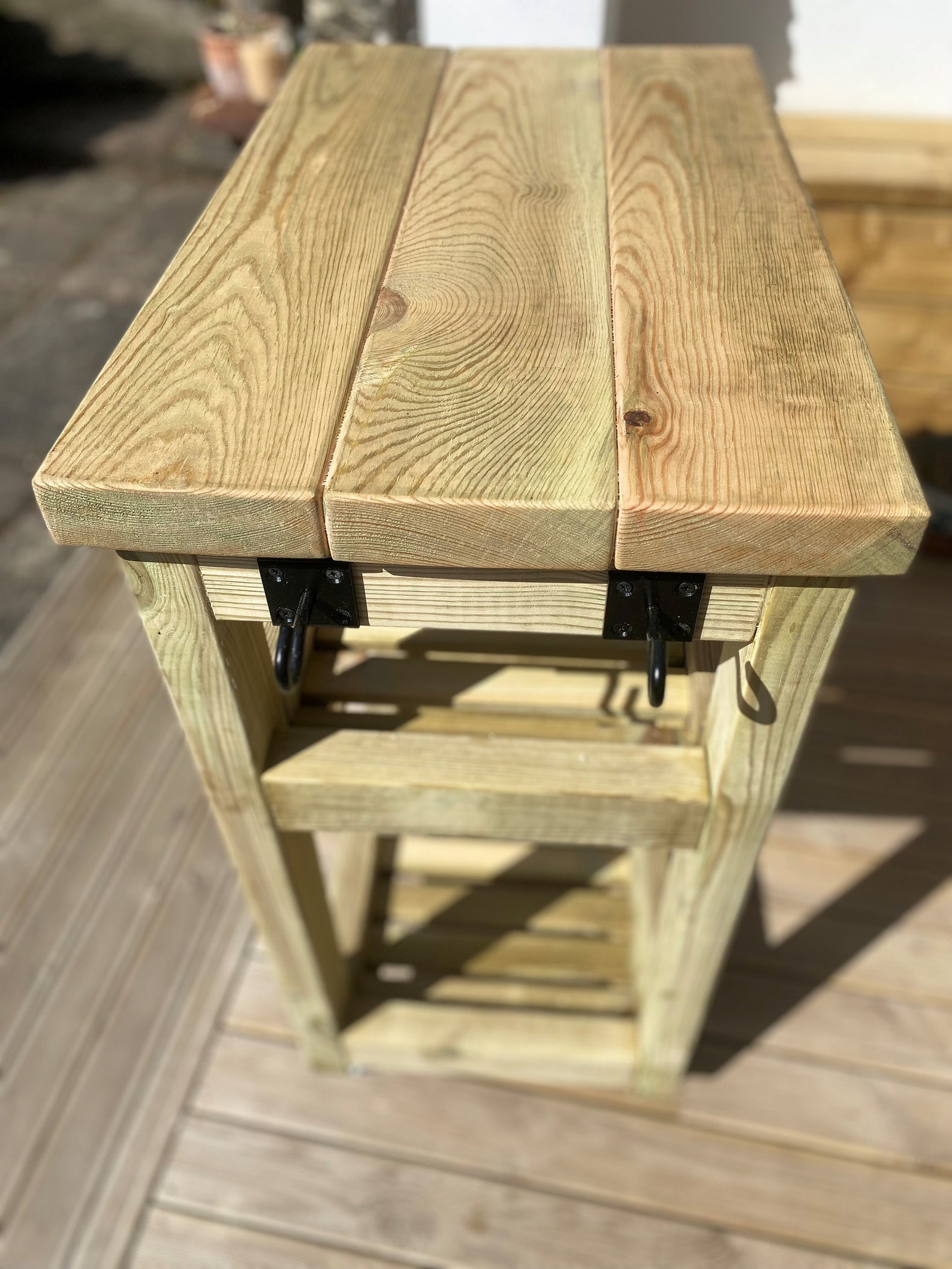 Outdoor Wooden Barbecue / Pizza Trolley / Table - Etsy