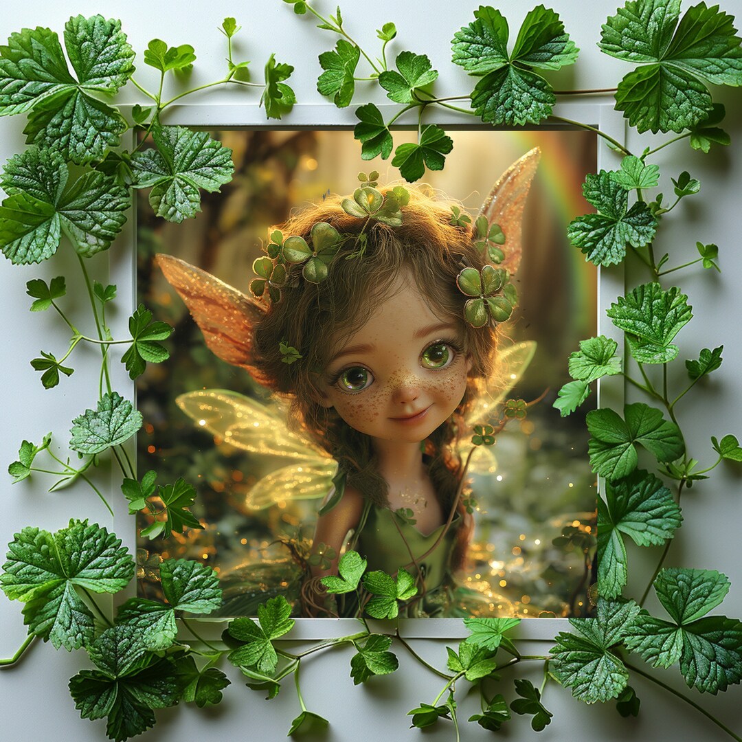 Cute Girl Fairy St. Patrick's Collection - 24 High-res JPG Images ...