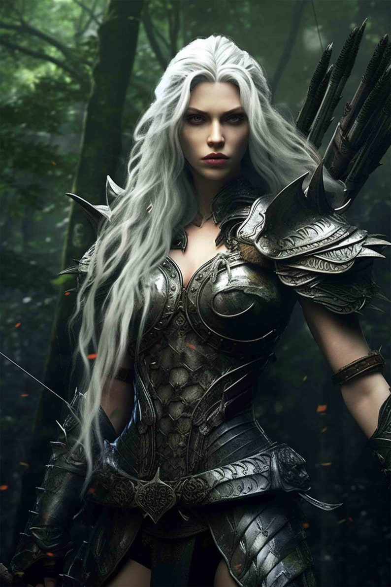 Amazon Warrior Princess Hi-res Printable Digital Art Clipart Commercial ...