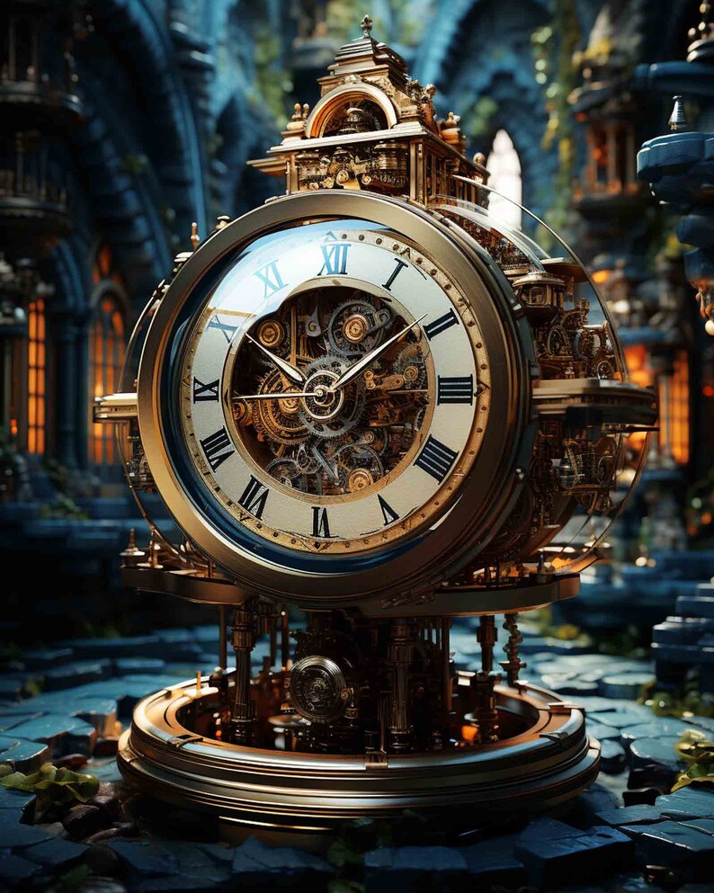 Steampunk Contraptions Digital Art Collection 8 High-res JPG Images in ...