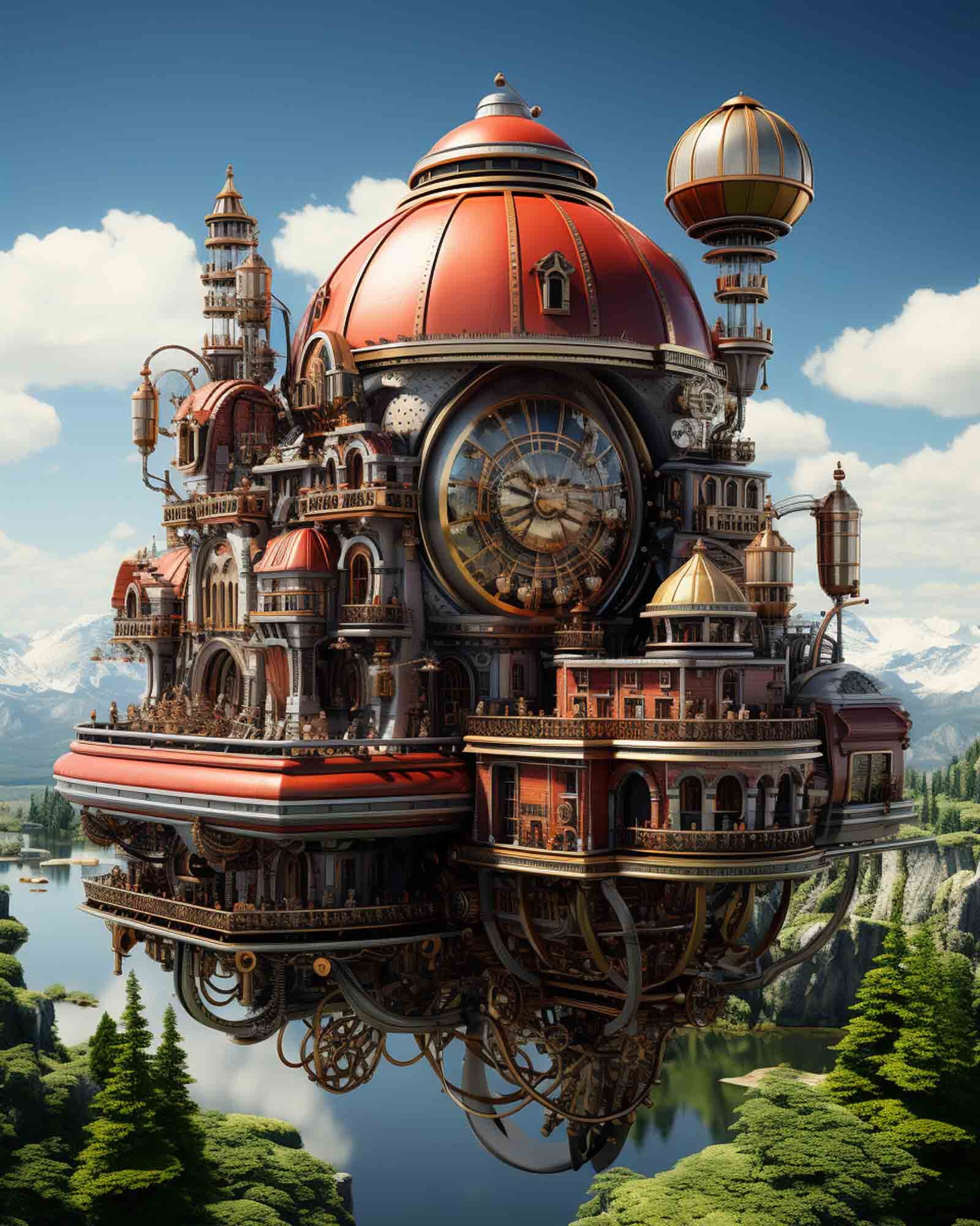 Steampunk Contraptions Digital Art Collection 8 High-res JPG Images in ...