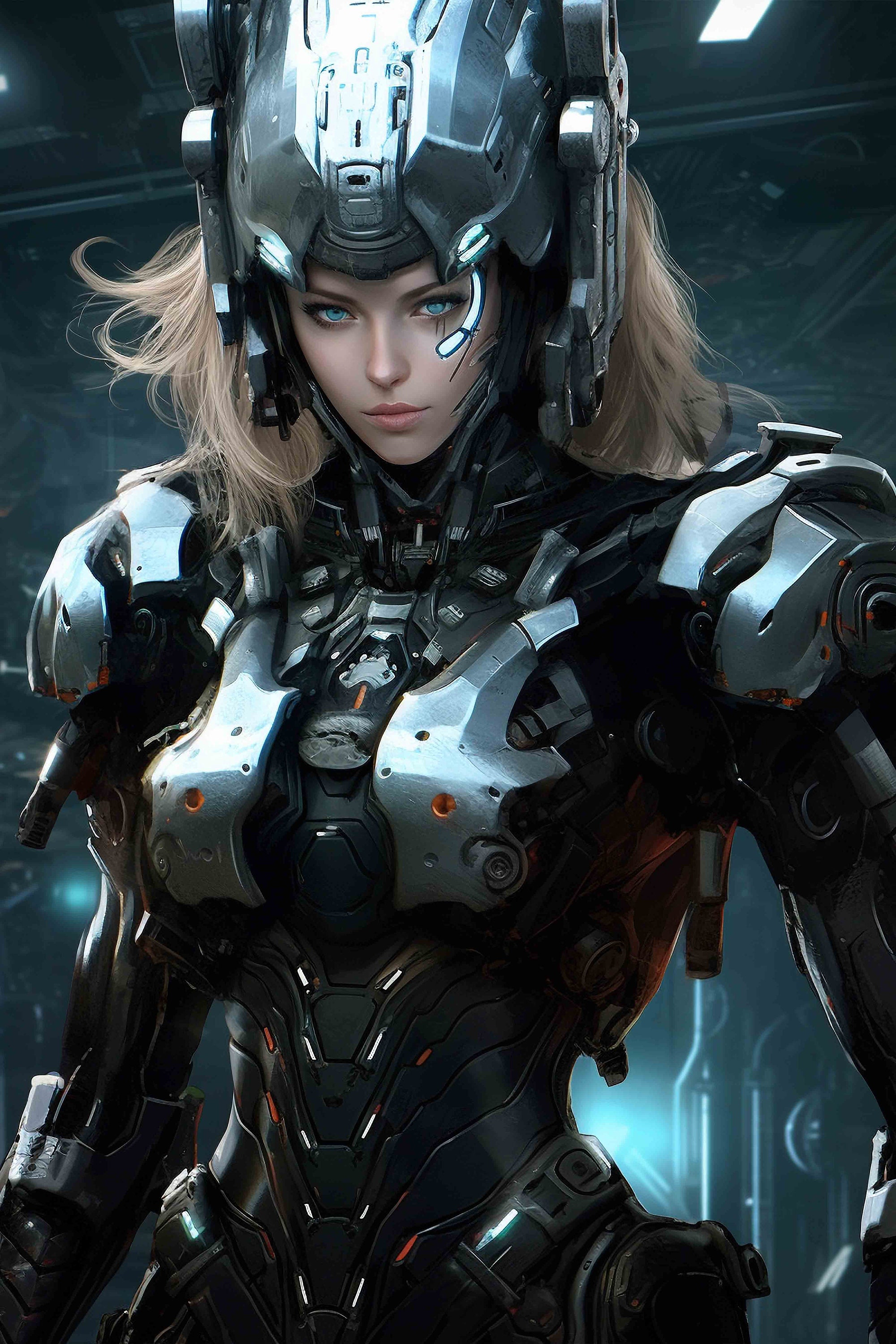 Dystopian Warrior Princess Hi-res Printable Digital Art - Etsy