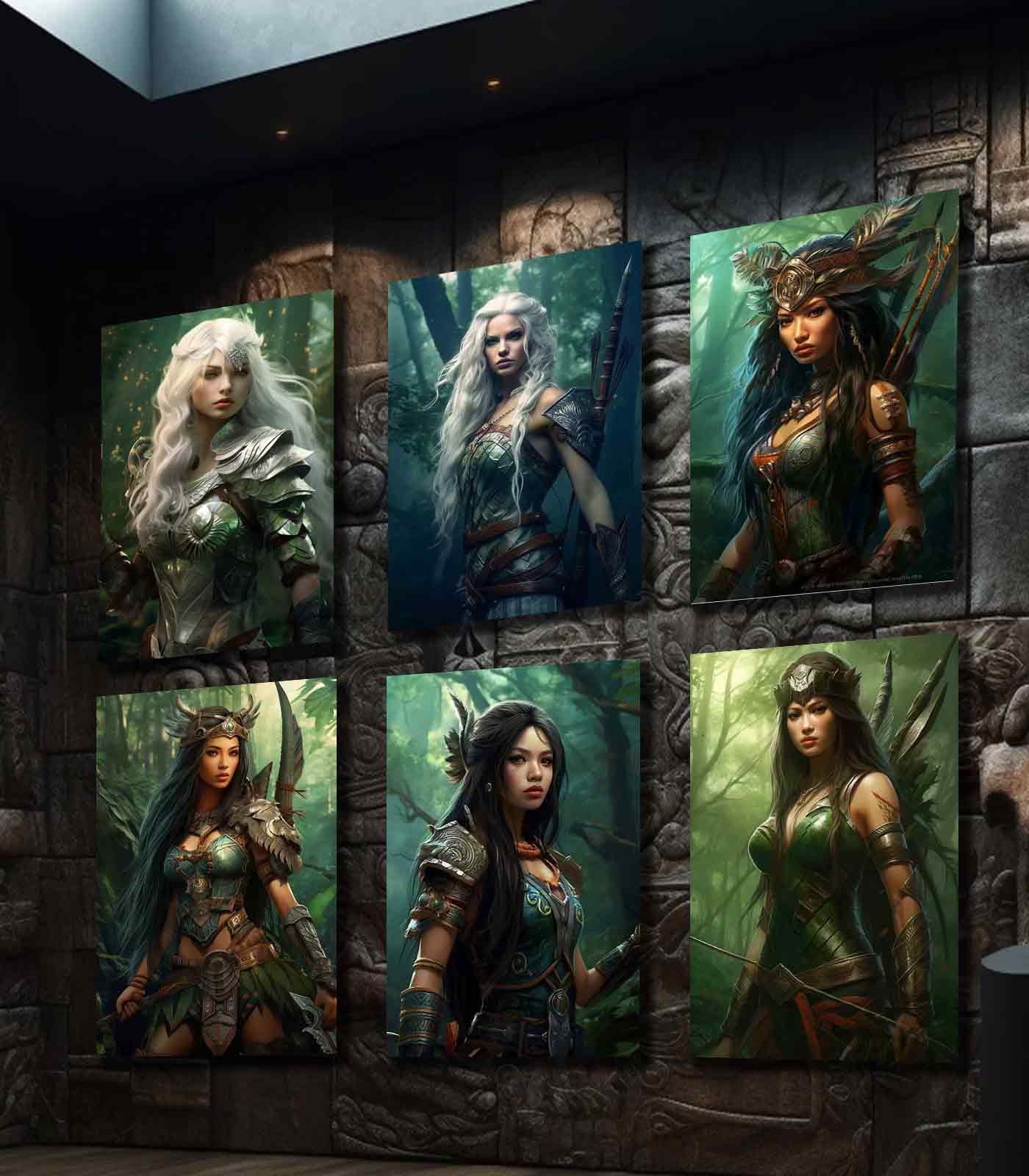 Amazon Warrior Princess Hi-res Printable Digital Art Clipart Commercial ...