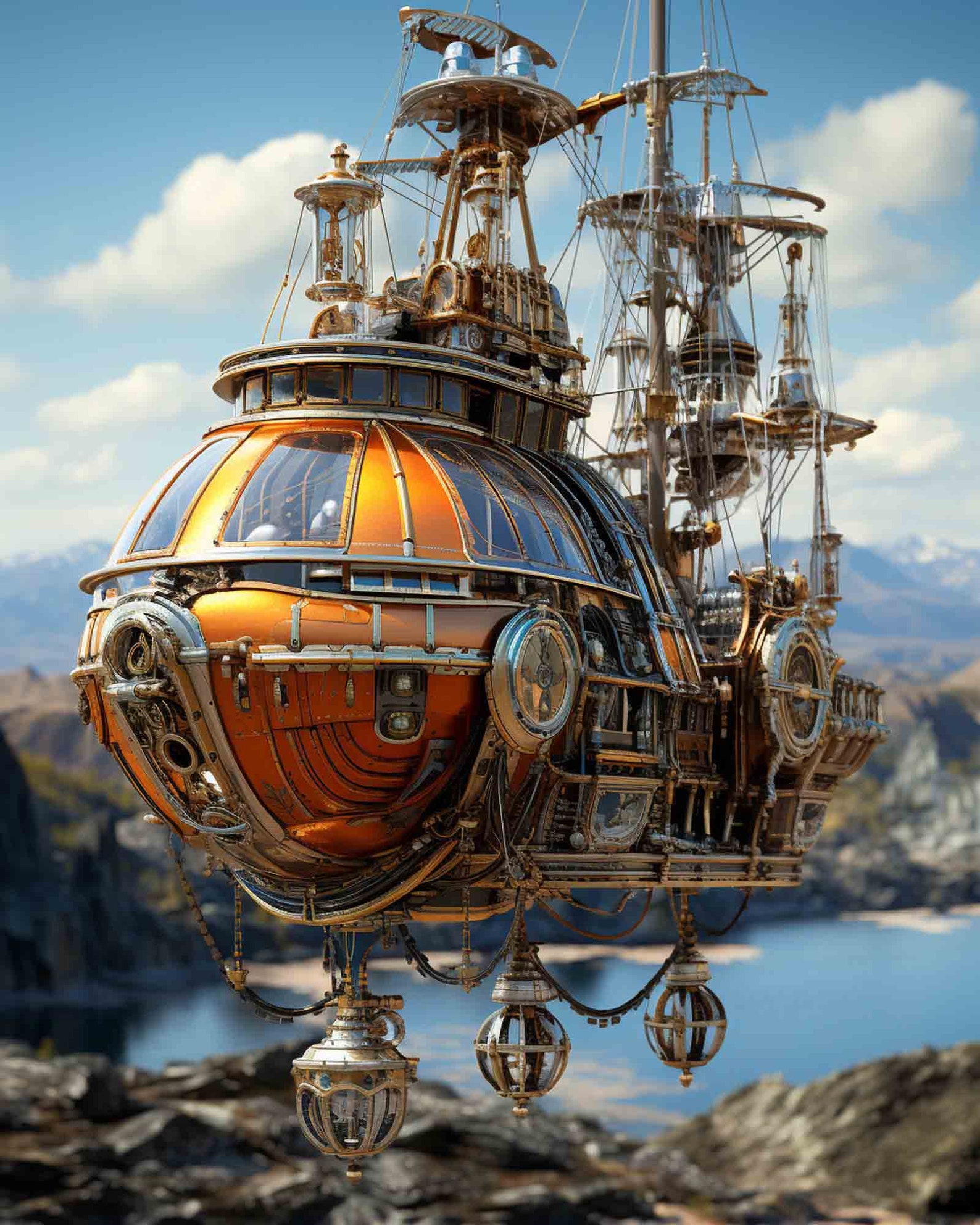 Steampunk Contraptions Digital Art Collection 8 High-res JPG Images in ...
