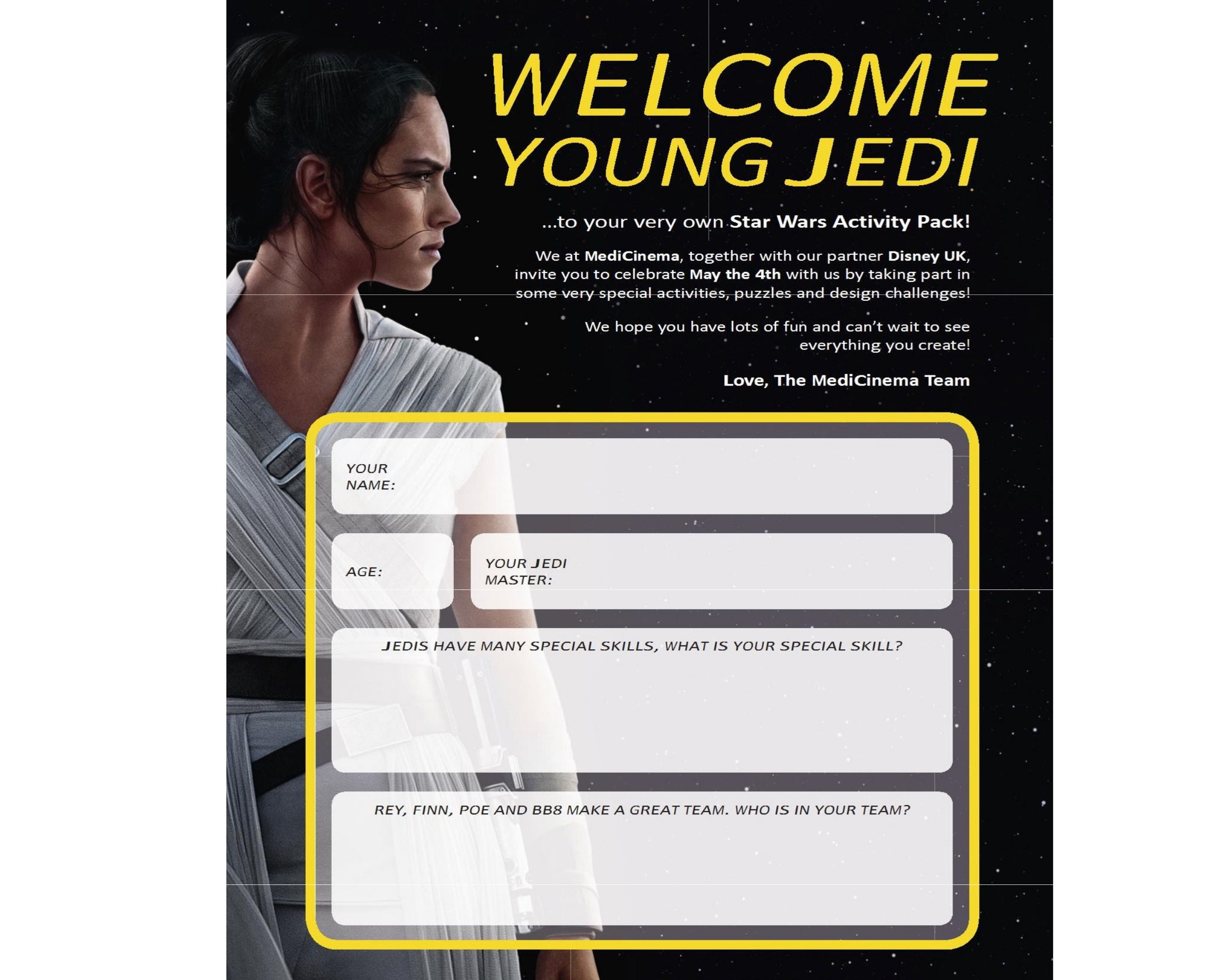 Star Wars Childrens Activity Book - Star Wars Birthday - Party Favors ...