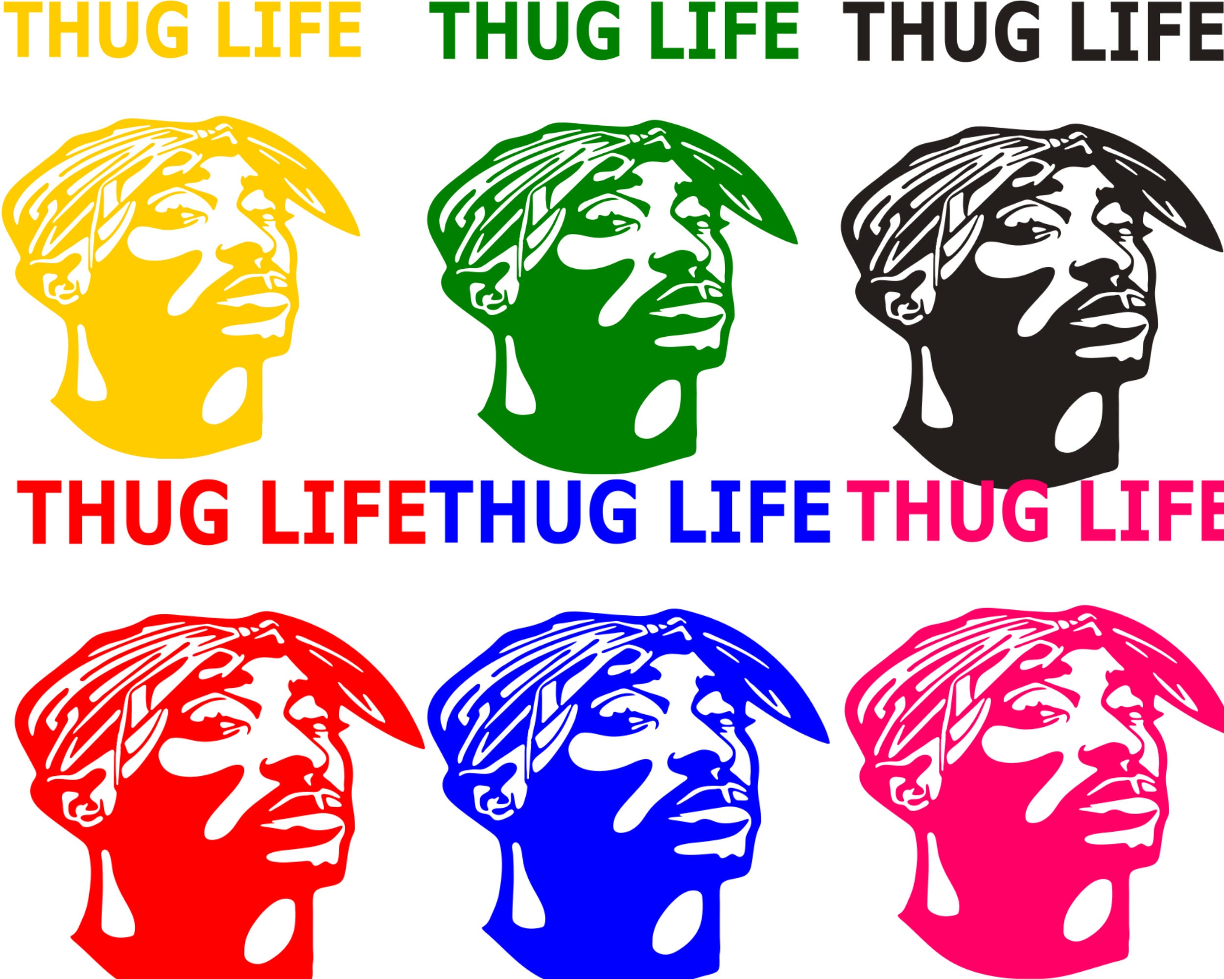 2pac SVG 2pac PNG Rapper SVG Hip Hop Svg Cricut - Etsy UK