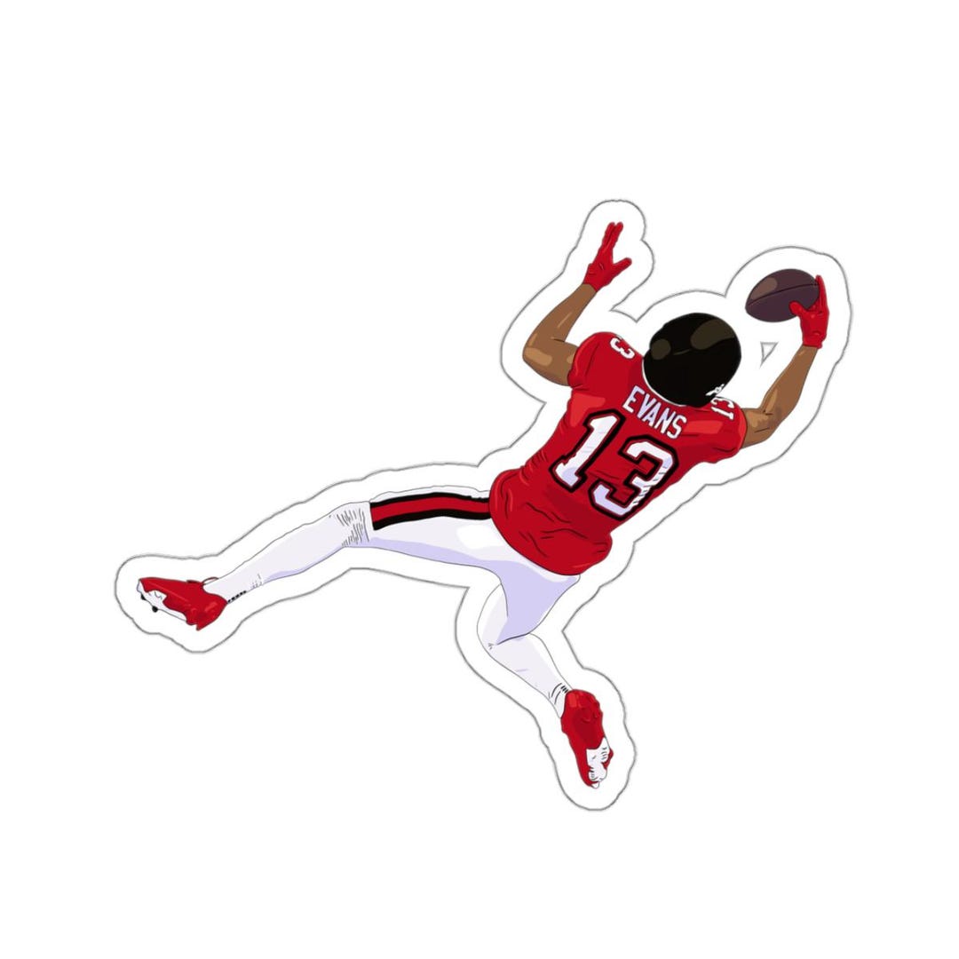 Mike Evans One Handed Catch Tampa Bay Sticker, Gift for Tampa Fan - Etsy